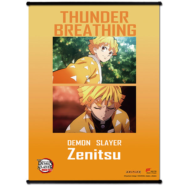 Demon Slayer Zenitsu Scroll — Fan Zone