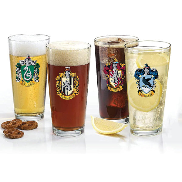 Harry Potter Hogwarts House Crests Pint Glasses | Trinidad and Tobago ...