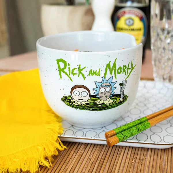 Rick and Morty Ramen Bowl and Chopsticks | Trinidad and Tobago — Fan Zone