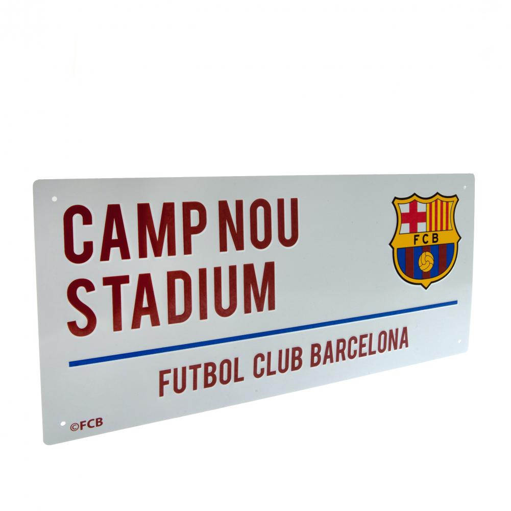 Barcelona Street Sign | Trinidad and Tobago — Fan Zone