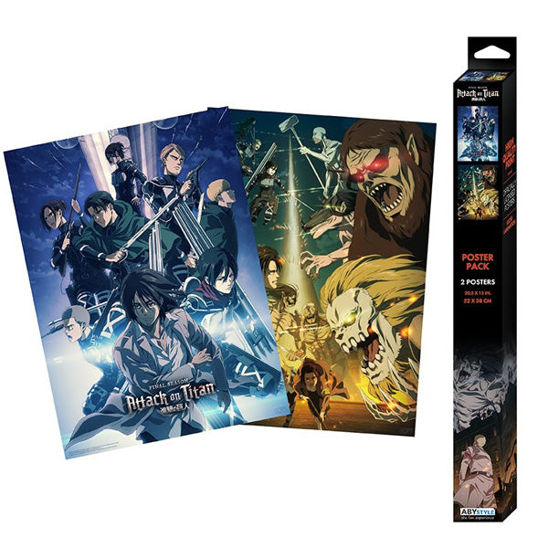 Attack On Titan Boxed Poster Set | Trinidad and Tobago — Fan Zone