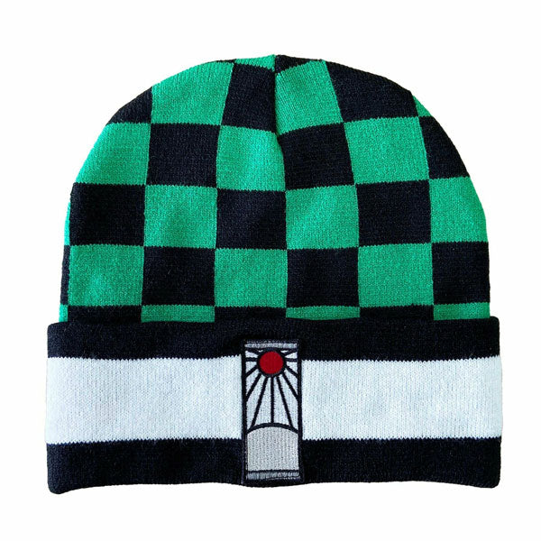 Demon Slayer Checker Beanie — Fan Zone