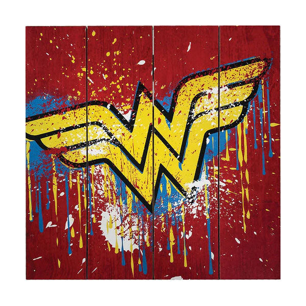 Wonder Woman Wood Sign — Fan Zone